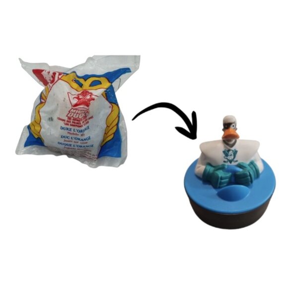 McDonald's | Toys | Vtg Duke Lorange Disney Mighty Ducks Hockey Puck ...